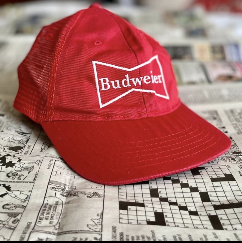 Vintage Budweiser Hat. Snapback, Mesh. - Gem